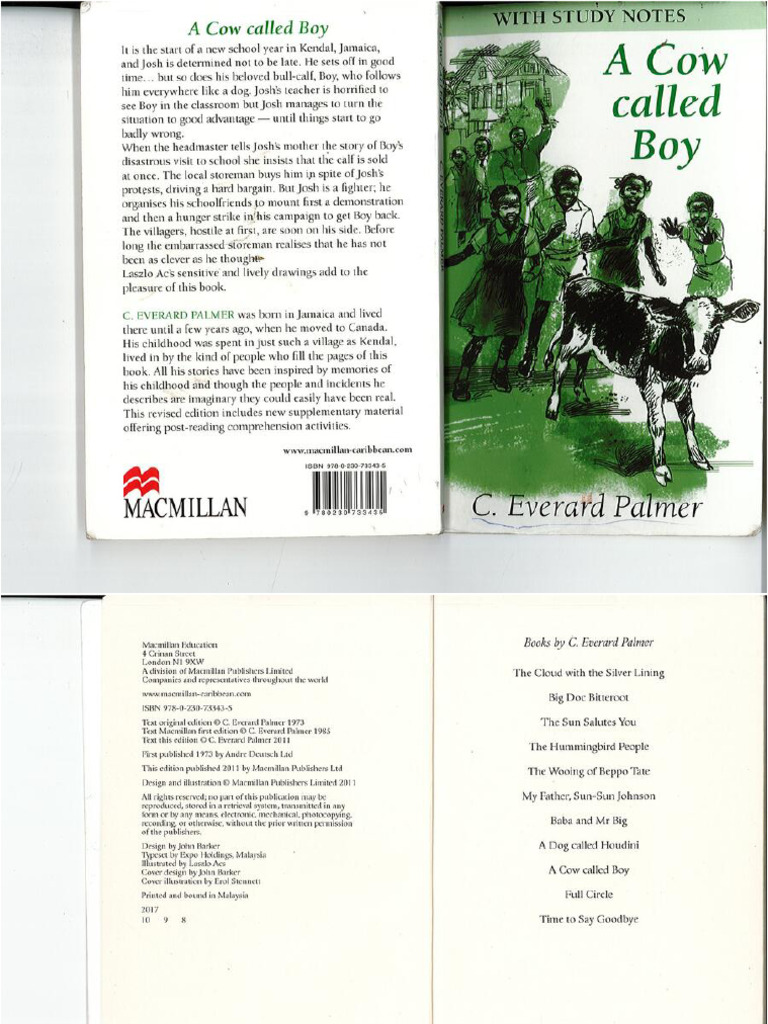 A Cow Called Boy by C. Everard Palmer | PDF
