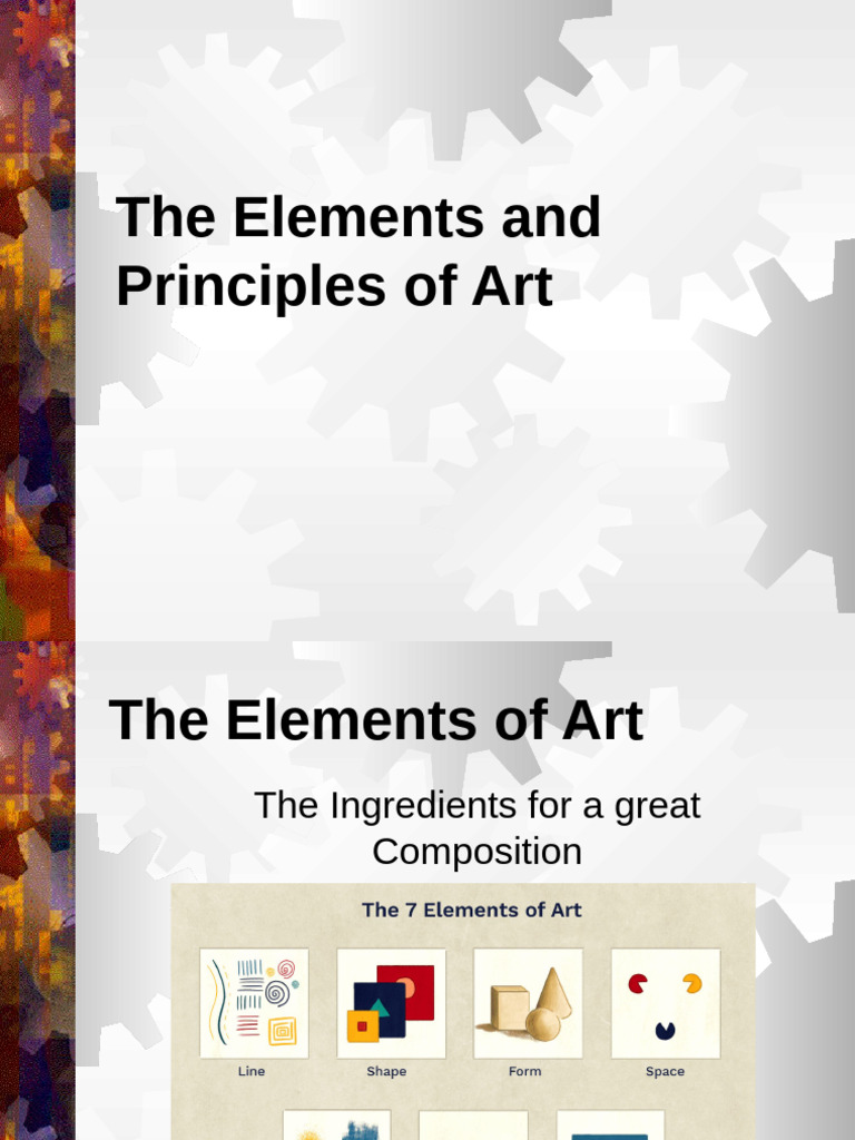 FINALS L1 Elements and Principles of Art | PDF | Composition (Visual Arts) | Color