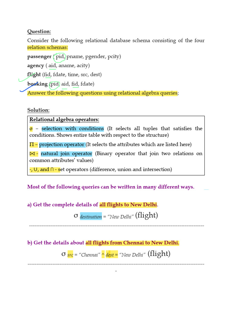 Relational Algebra SQL Students1 | PDF | Relational Model | Data Management Software
