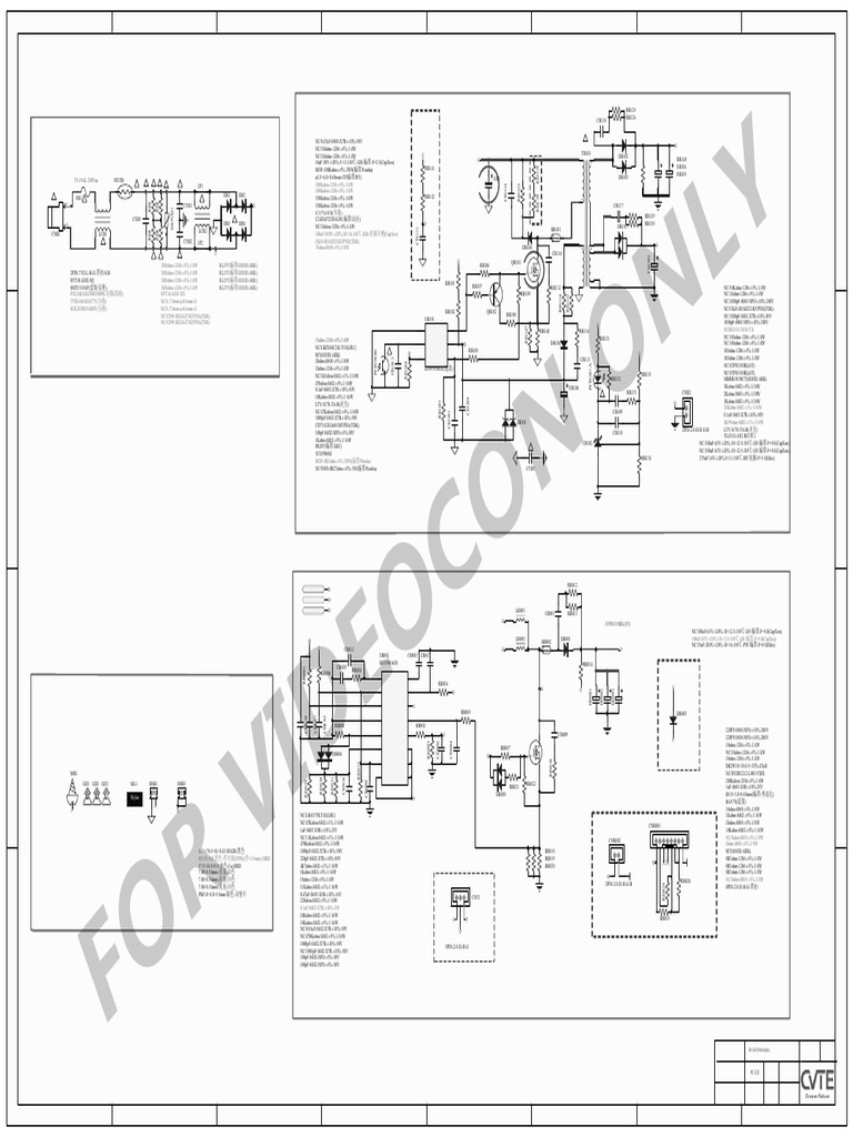 Sansui LED TV SKJ24FH-7FA Schematic Diagram | PDF