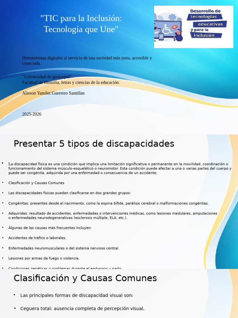 Alisson Guerrero 7 | PDF | Discapacidad intelectual | Discapacidad visual