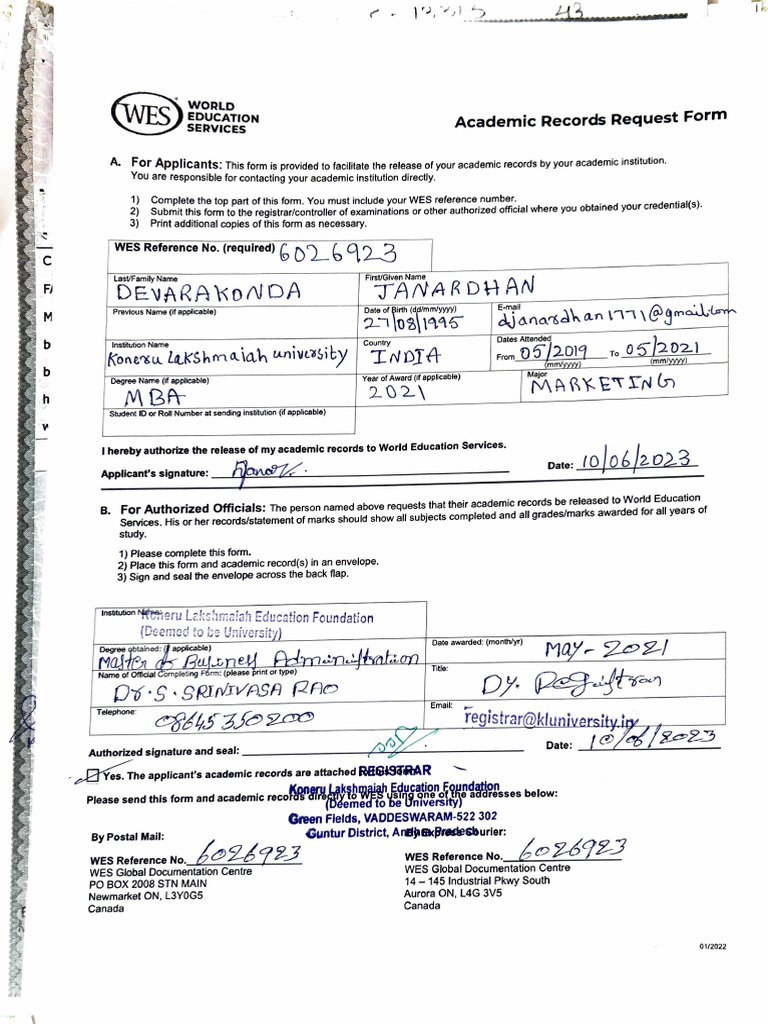 Transcripts 2023 | PDF