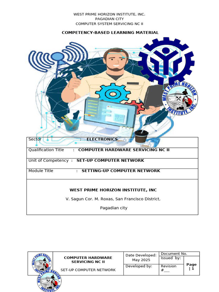 CBLM Setup Computer Network G 2 | PDF | Computer Network | Network Topology