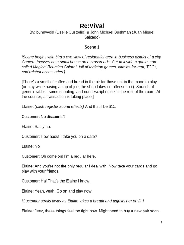 Operation ReViVal Draft 4 | PDF