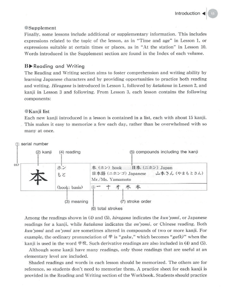 Genki 1 Cover Preface Introduction Japanese Writing System | PDF