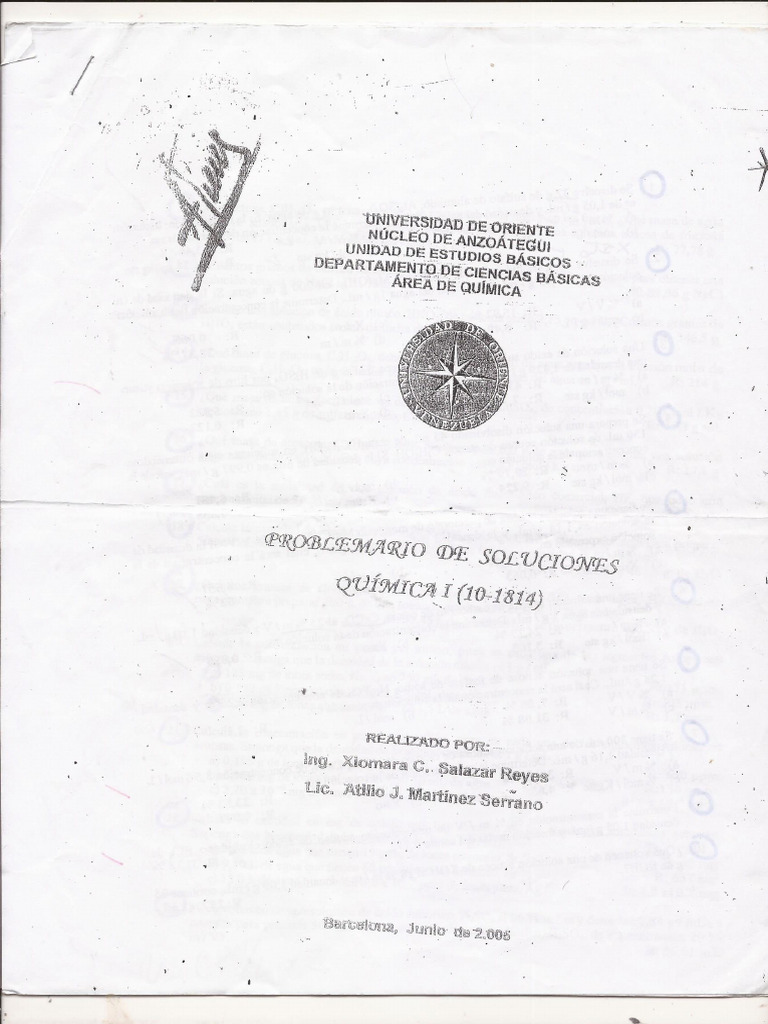 Problemario de Soluciones | PDF