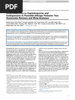 Antibiotic Allergy Cross-Sensitivity Chart | PDF | Antibiotics | Drugs