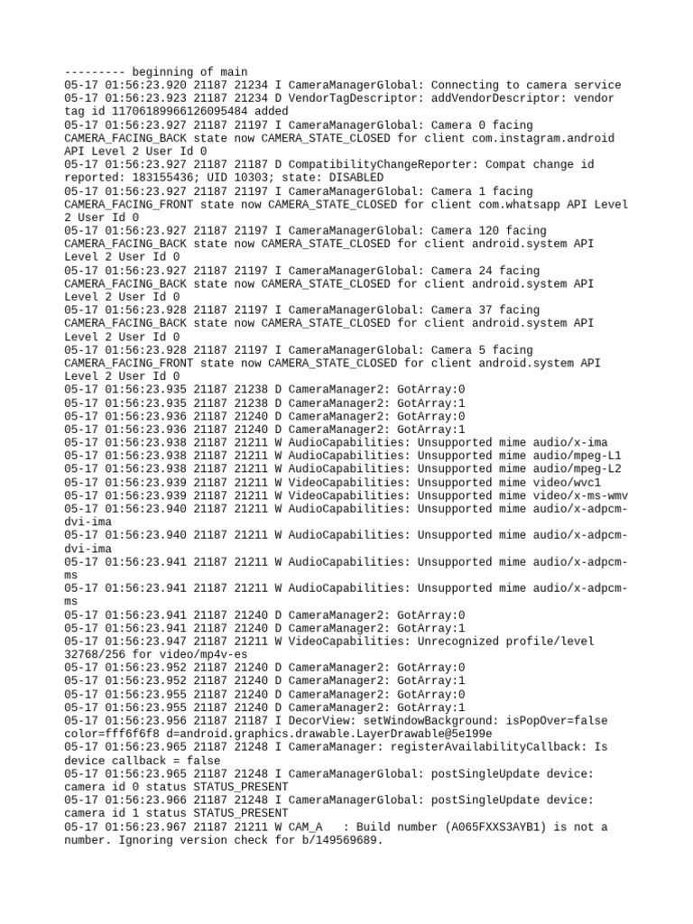 Logcat 1747421783816 | PDF | Unix | Software Engineering