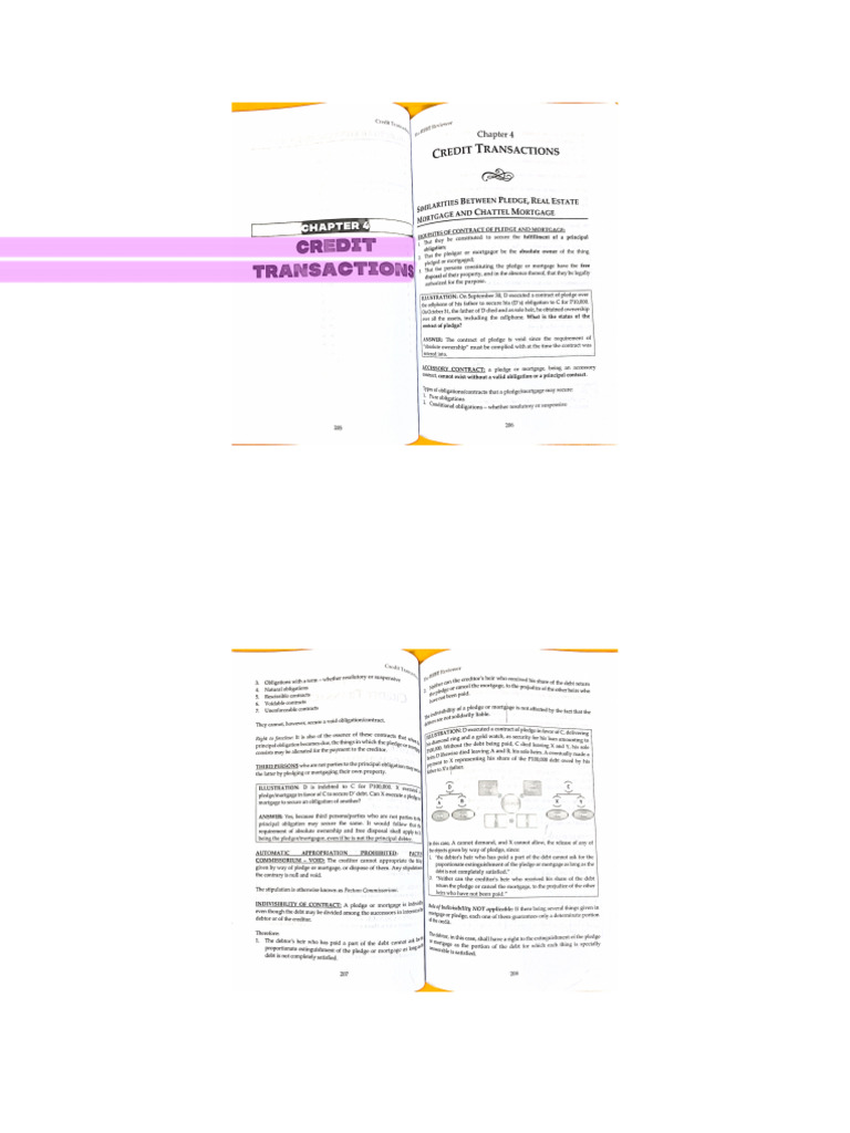 Credit Transaction RFBT REVIEWER | PDF