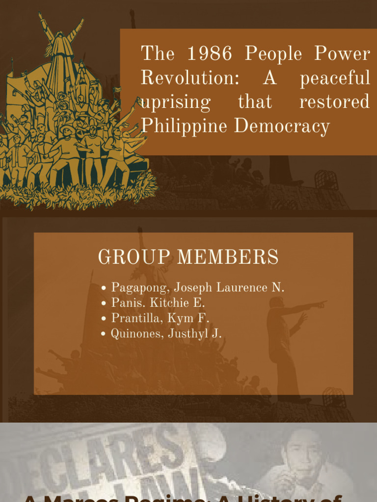 1986 People Power Revolution | PDF | Corazon Aquino | Government