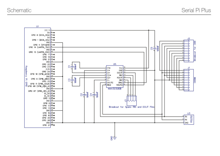 Schematic Serial Pi Plus | PDF