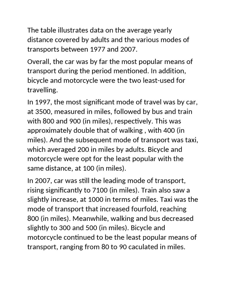 Writing Task 1 (Table) | PDF
