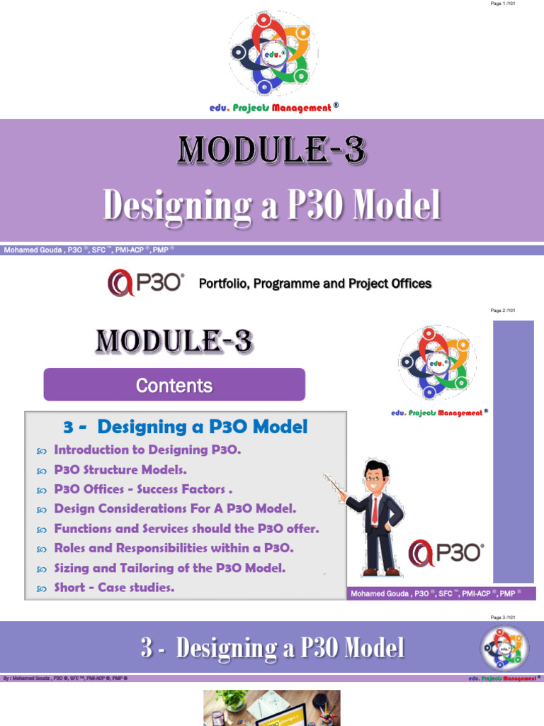 3+ ++Designing+a+P3O+Model | PDF | Governance | Risk