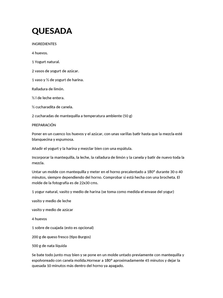 QUESADA | PDF