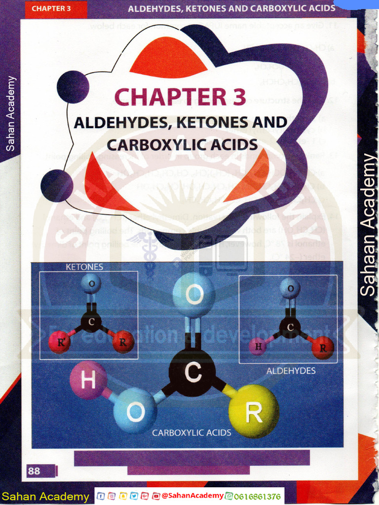 Chapter 3 - Aldehydes, Ketones and Carboxilic Acids | PDF | Organic ...