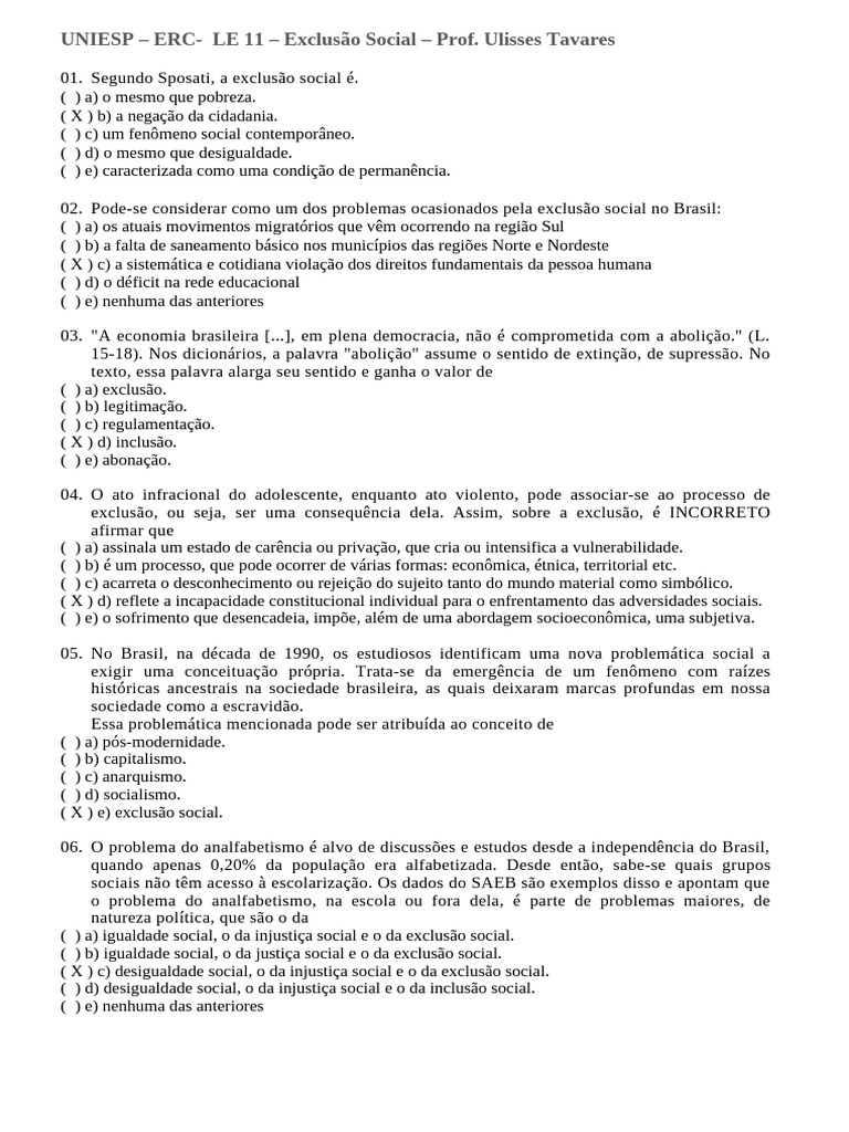 Exclusão Social: Conceitos e Impactos | PDF | Pobreza e Pessoas em ...