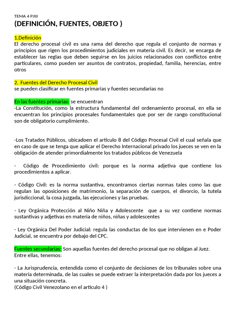 Investigación Tema 5. DPC, Practica Juridica 3 | PDF | Ley procesal | Procedimiento Civil