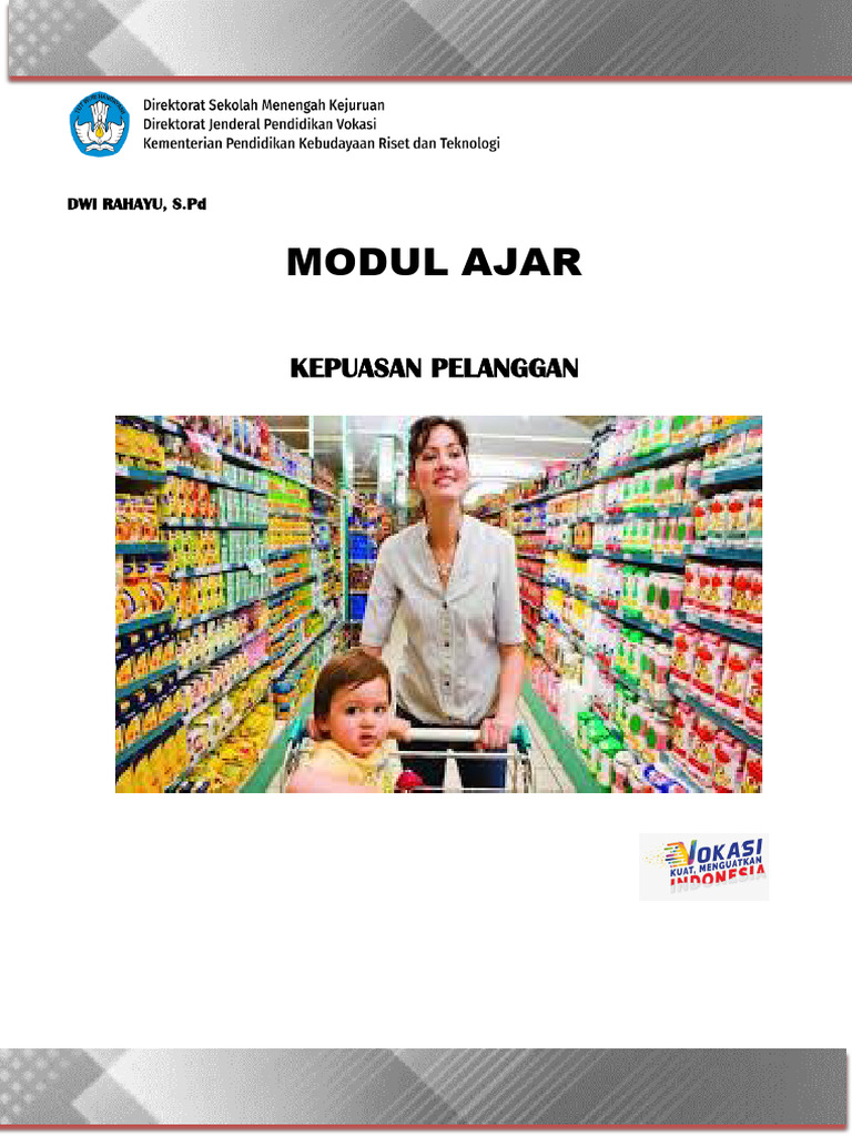 Modul Ajar Dasar PM - E10-Kepuasan Pelanggan | PDF