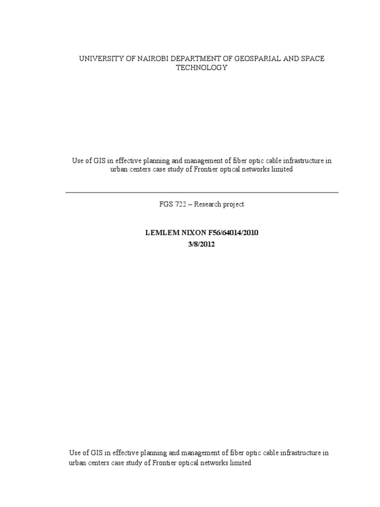 Project Proposal Draft | PDF | Geographic Information System | Computer ...