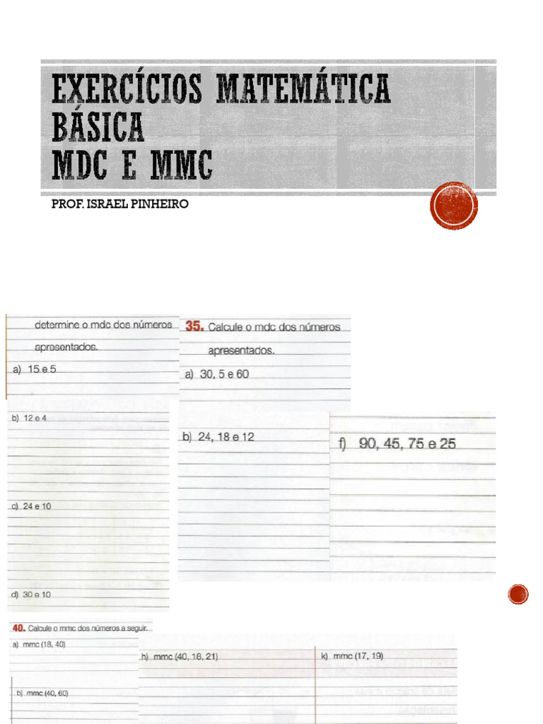5 Matematica Basica Exercicios - Matematica Livre | PDF
