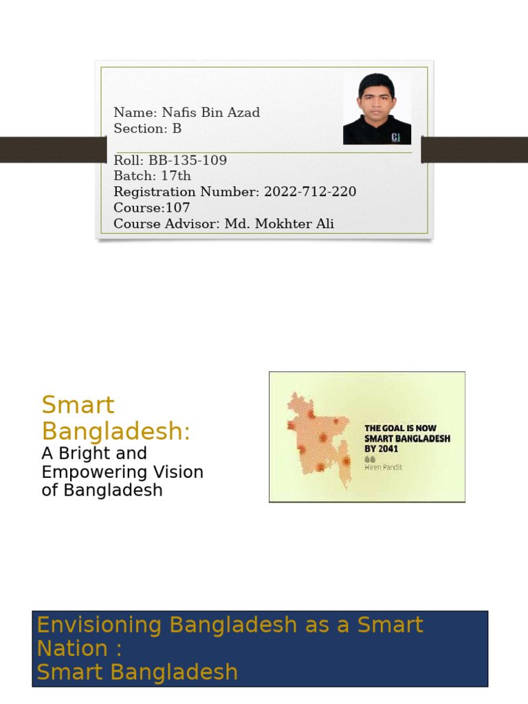 Smart Bangladesh | PDF