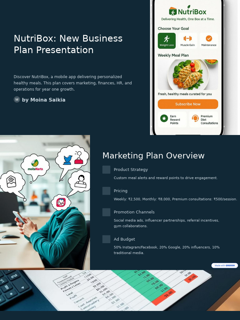 NutriBox New Business Plan Presentation | PDF