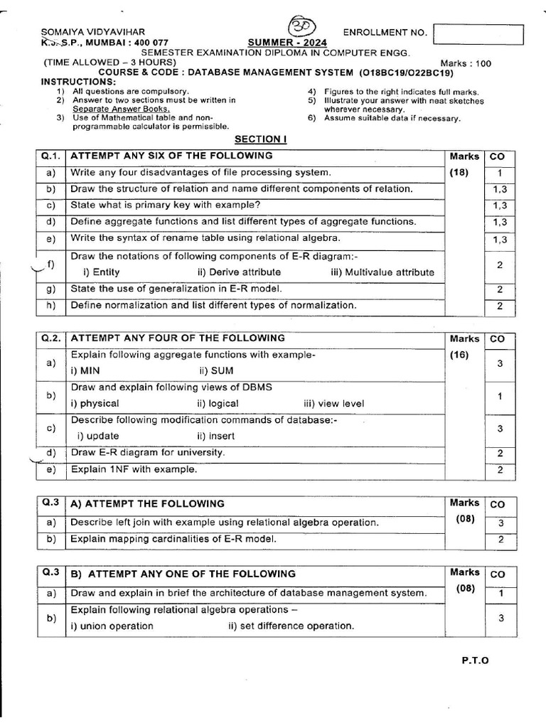 database management system 1 | PDF