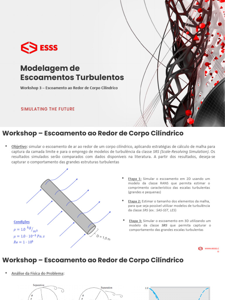 CFD - ET - BR - S12 - Tutorial Cilíndro | PDF | Camada limite ...
