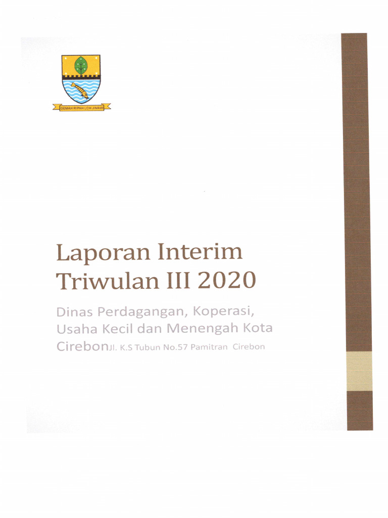 Laporan Interim Triwulan III 2020 | PDF