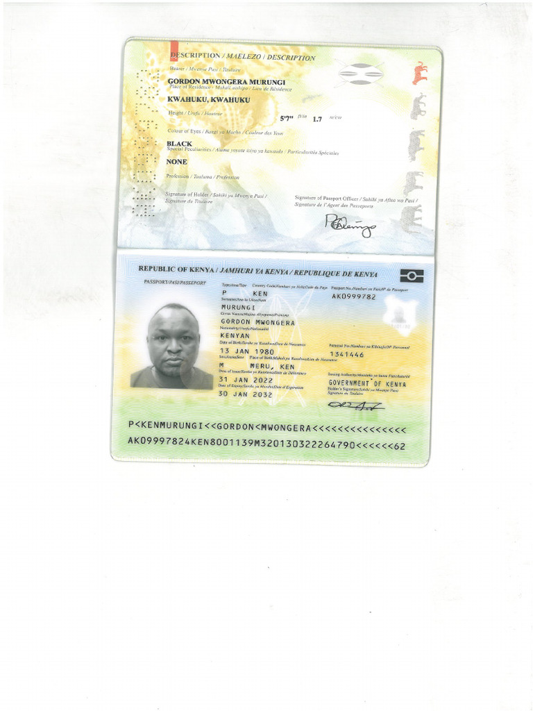 Passport Cover Page | PDF