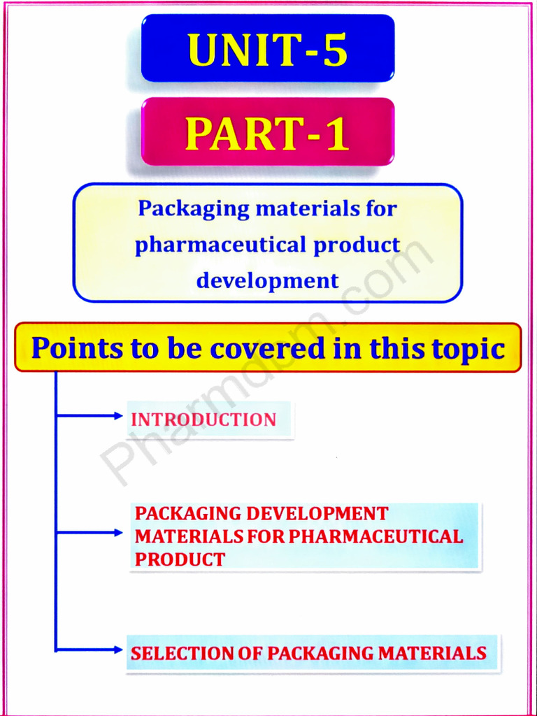 Pharmaceutical Product Development Unit 5 250502 000803 | PDF