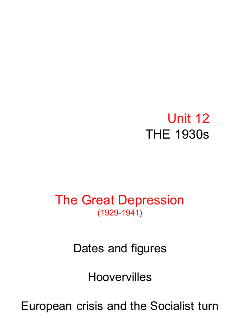 1930s Literature: History and Relevant Authors | PDF