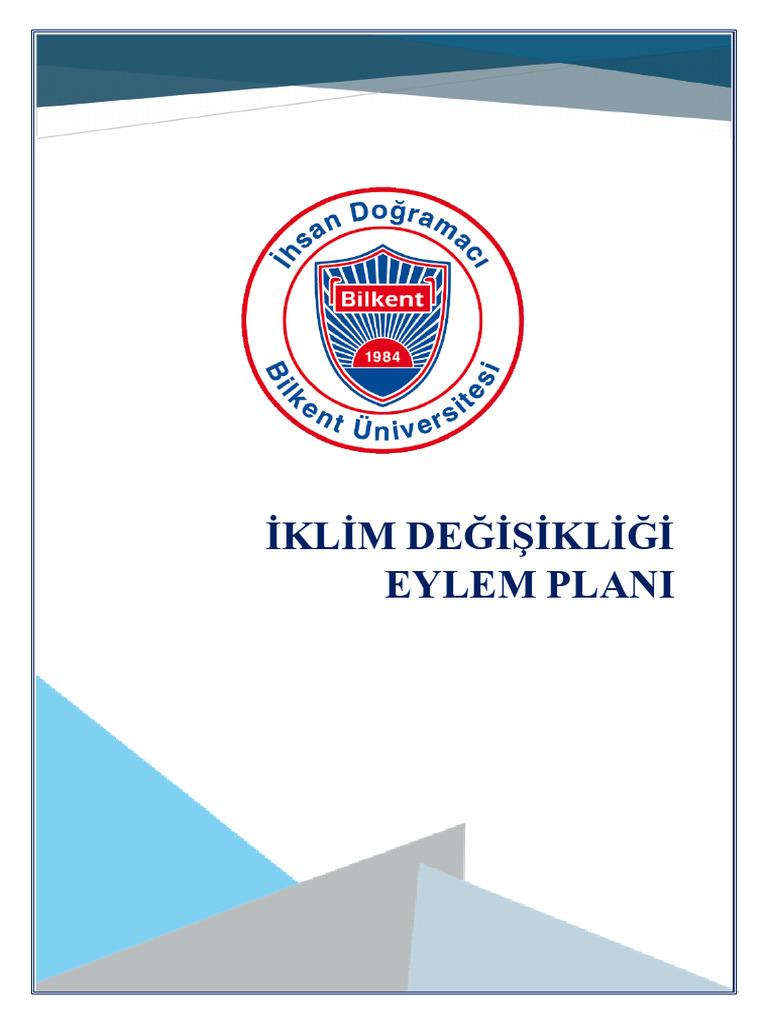 Iklim Degisikligi Eylem Plani | PDF