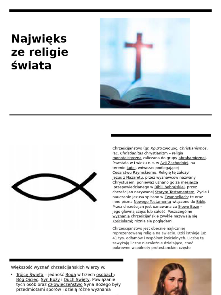 Najwięks Ze Religie Świata | PDF