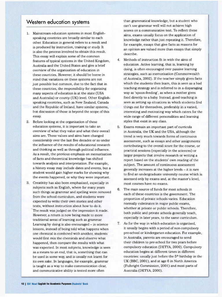 Western Education Systems | PDF | Schools | Academic Degree