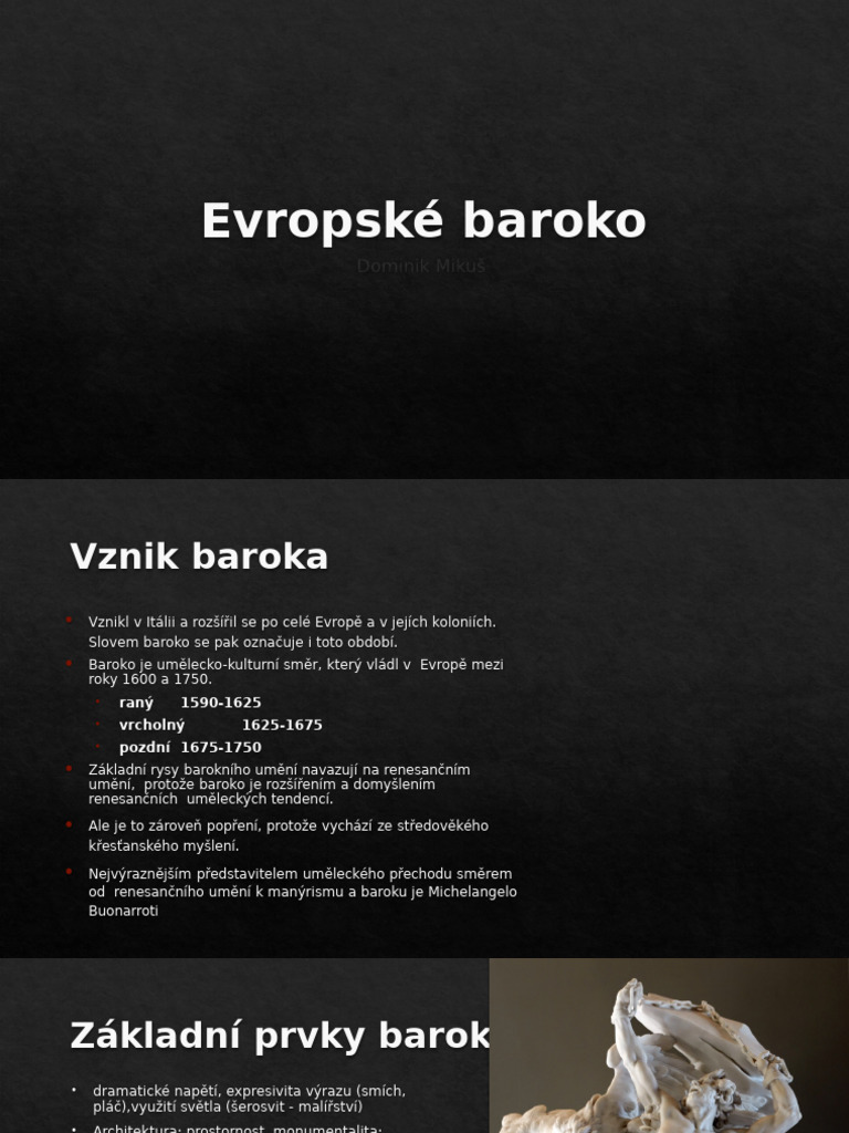 Evropské Baroko, Def. | PDF