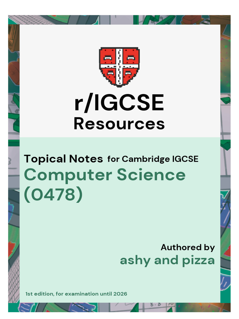 Computer Science 0478 Theory 4 | PDF | Computer Data Storage | Ip Address