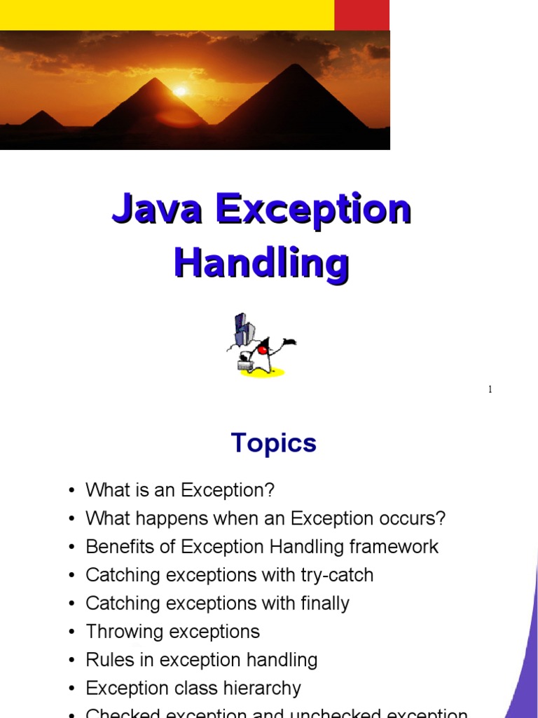 Java Exceptions | PDF | Class (Computer Programming) | Method (Computer ... Java Exceptions | PDF | Class (Computer Programming) | Method (Computer ...