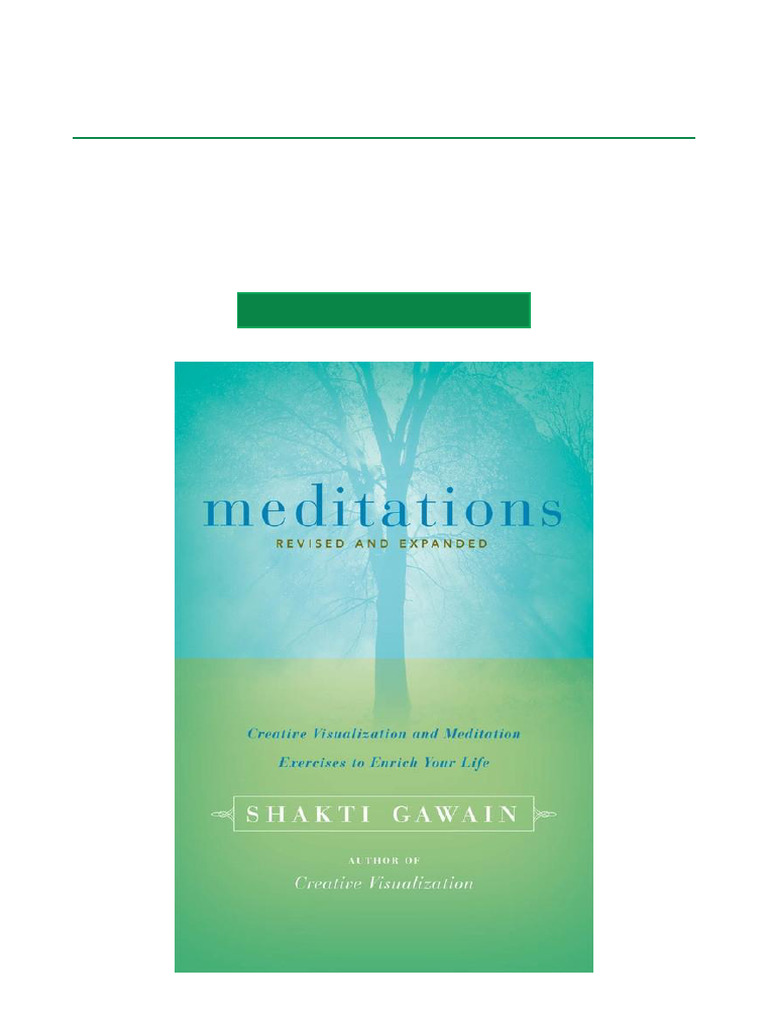 Reader's Pick Meditations Creative Visualization and Meditation ...