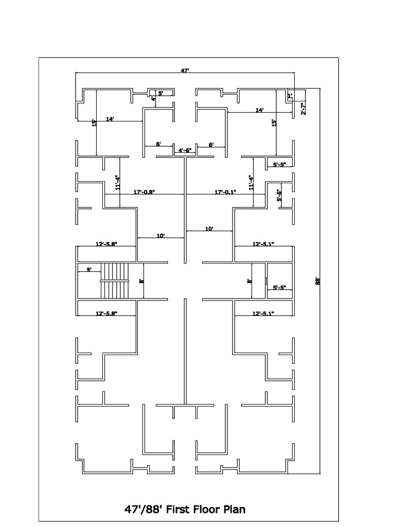 Floor Plan-Model 1 | PDF