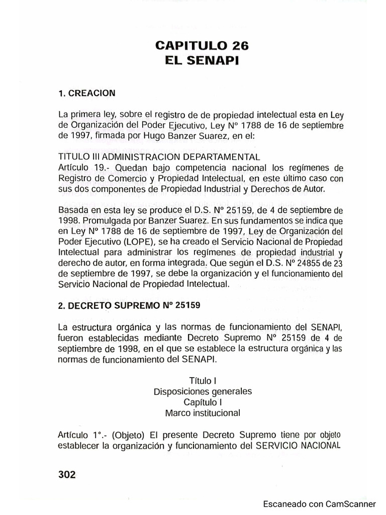 El SENAPI, Nuñez de Arco | PDF