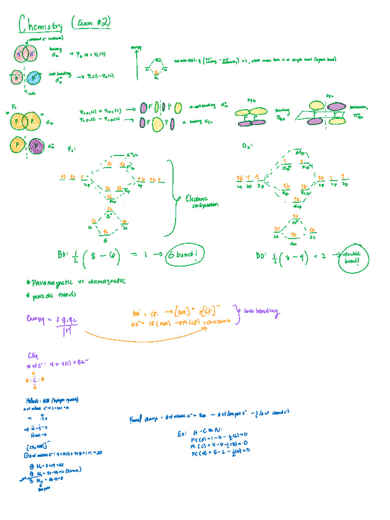 Chem Notes (Exam #2) | PDF