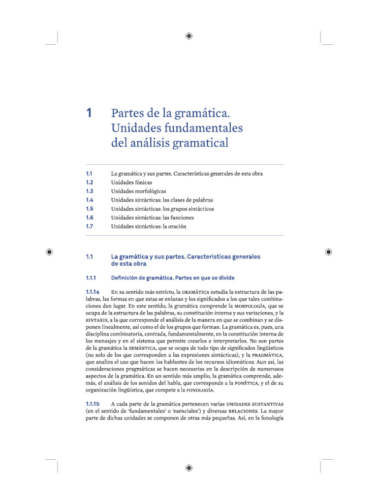 U1 RAE Manual - Definición y Tipos de Gramática | PDF