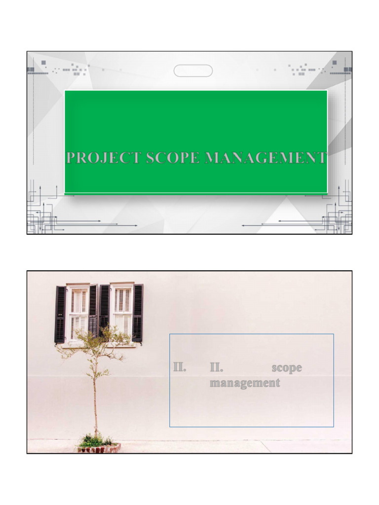 CHAPTER 3. Project Planning and Project Scope Management | PDF | Project Management