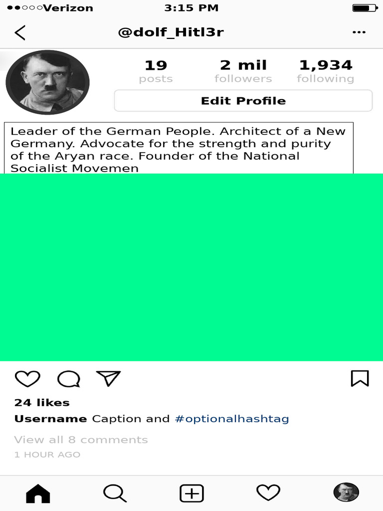 Digital Instagram Template For Class | PDF