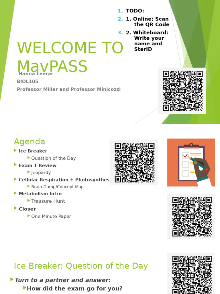 Leerar BIOL 105 Week 5 Presentation Spr. 2024 | PDF