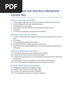 Year 8 Food and Nutrition Guide | PDF