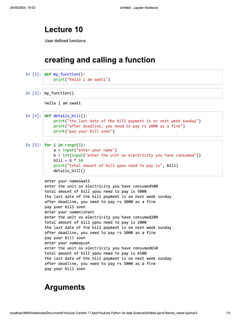 Theiscale Ds Python Lec 10 | PDF