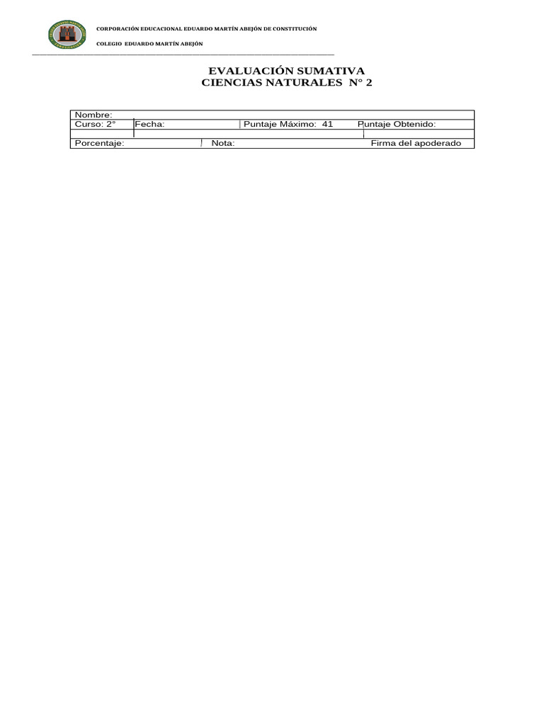 Evaluacion Cuerpo Humano Lista | PDF | Corazón | Pulmón