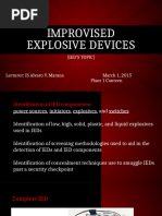 IED Components and Detection Methods | PDF | Improvised Explosive ...